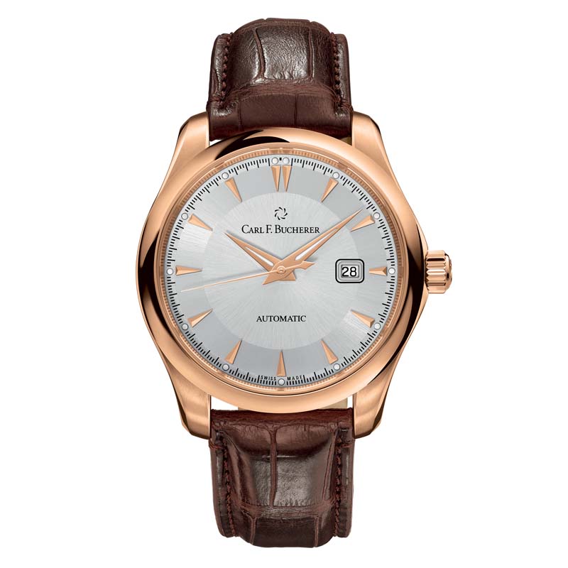 Carl F. Bucherer Carl F. Bucherer Manero AutoDate 18K rose gold 42mm ...